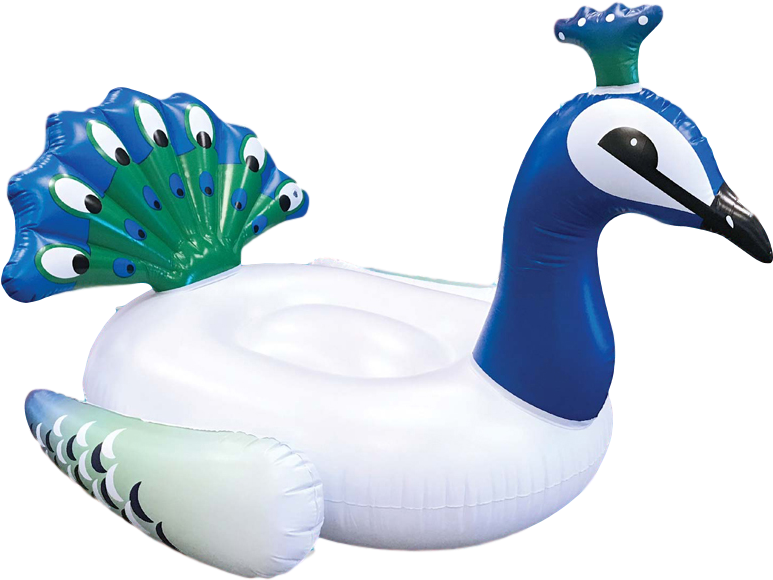 Download Inflatable Peacock Pool Floatie - Inflatable PNG Image with No ...