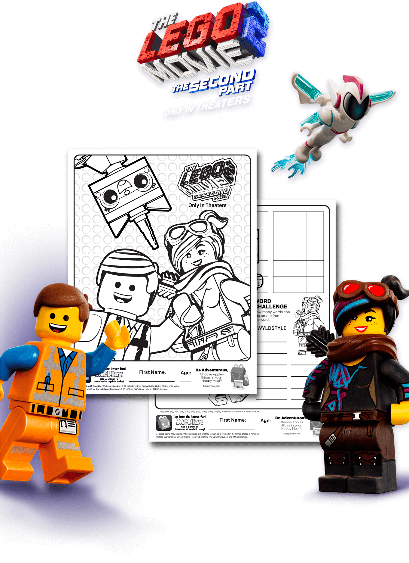 Download Lego, Exciting Coloring & Activity Sheets - Happy Meal ...