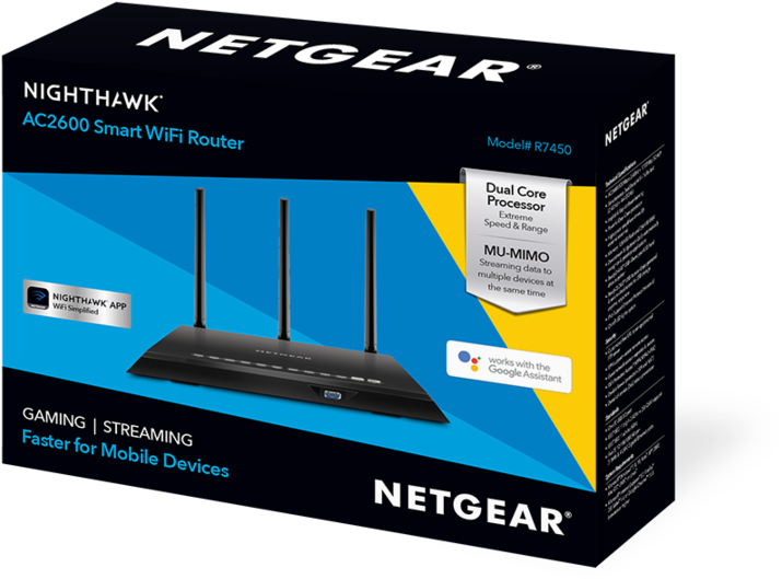 Download Netgear Nighthawk Ac2600 Smart Wifi Router PNG Image with No ...