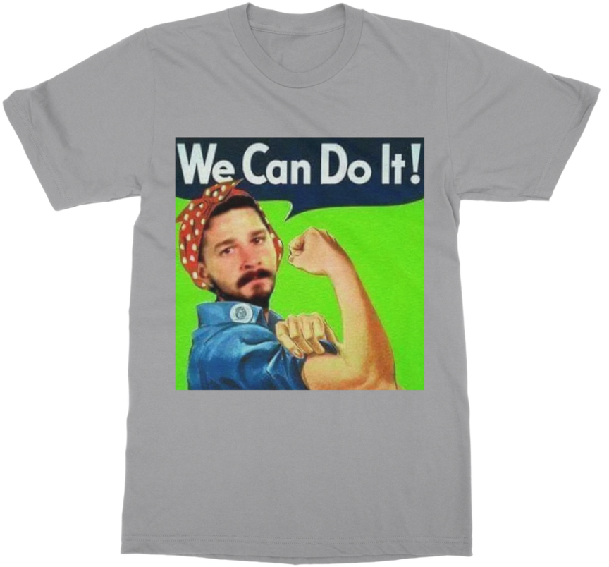 We Can Do It Meme ﻿classic Adult T-shirt - We Can Do It Poster Meme ...