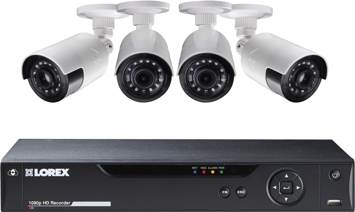 Download Hd Dvr Security System With 1080p Ultra-wide Viewing - Camera ...