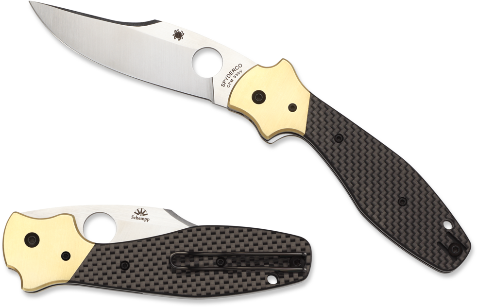 Download Schempp Bowie™ - Spyderco, Inc - - Spyderco Bowie Folder PNG ...