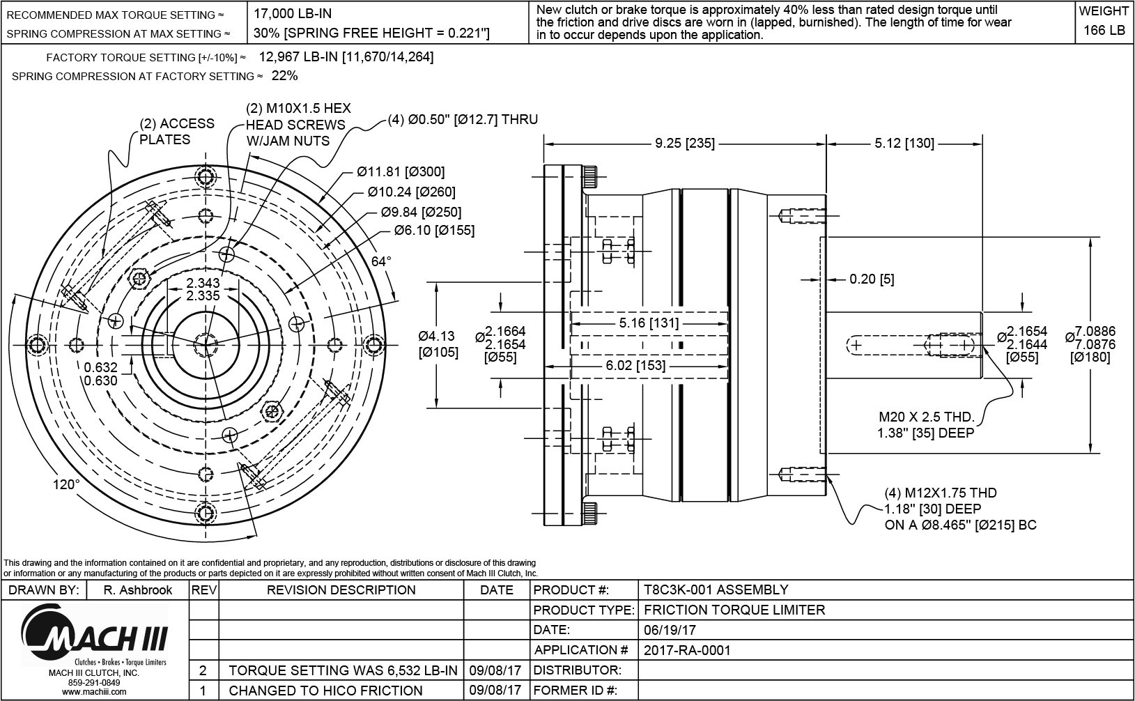 T8c2k-001 Mechanical Torque Limiter Cad Drawing Courtesy - Technical ...