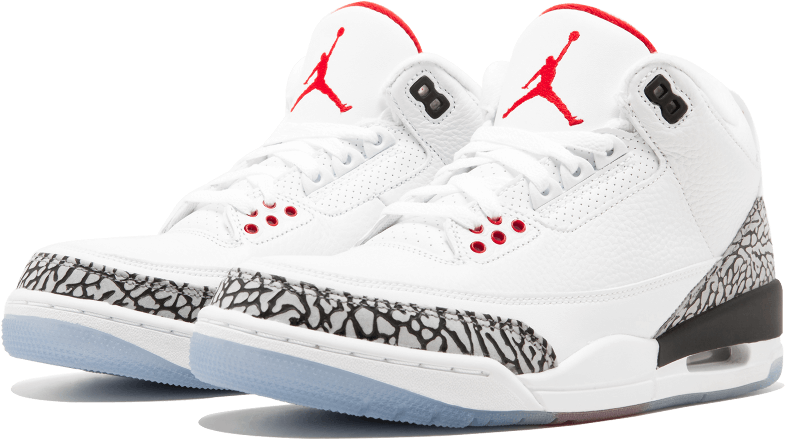 Download Air Jordan 3 Retro Tinker Nrg Jth PNG Image with No Background ...