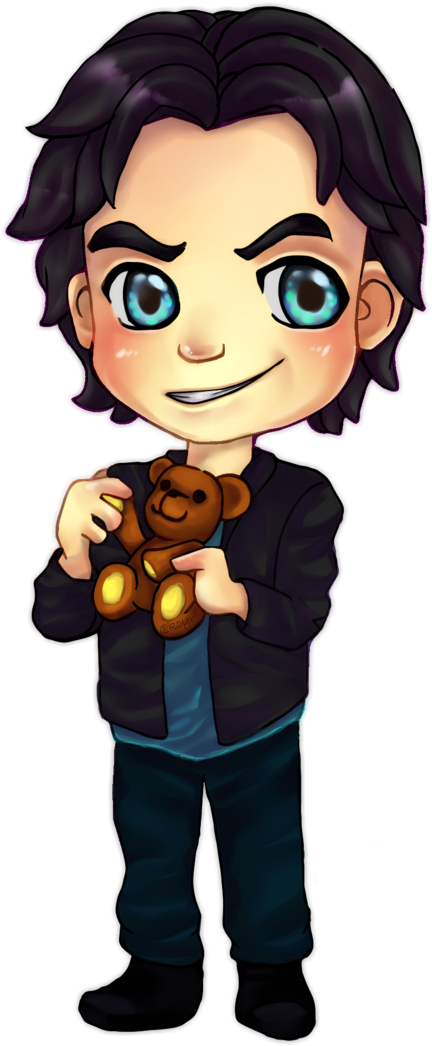 Download Damon And Ms Cuddles By Koy-kartoon - Damon I Miss Cuddles PNG ...