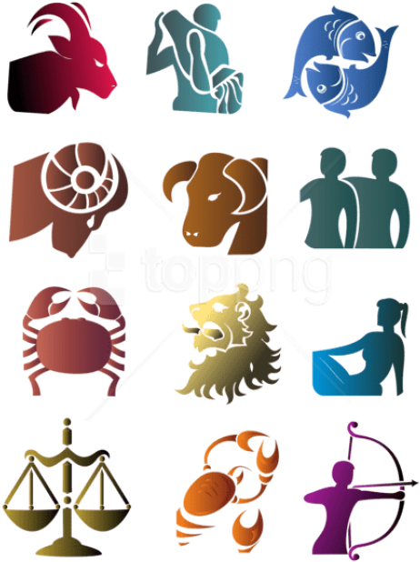 Download Free Png Download Zodiac Signs Set Largepicture Clipart ...