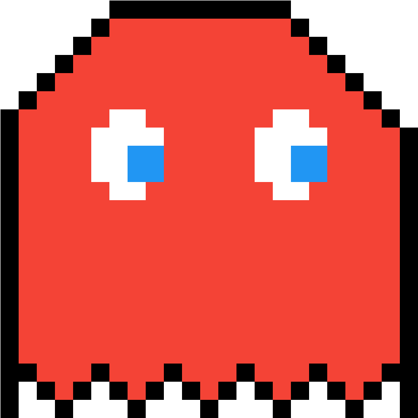 Download Pac-man Ghost - Eternal Mangekyou Sharingan Pixel Art PNG ...