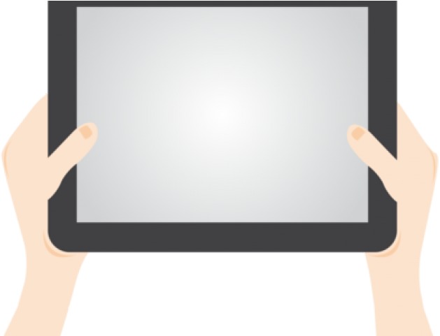 Download Tablet Clipart Ipad Icon - Person Holding Ipad Icon PNG Image ...