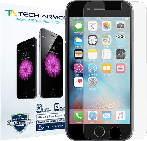 Download Tech Armor Iphone Hd Clear Screen Protector - Protector Iphone ...