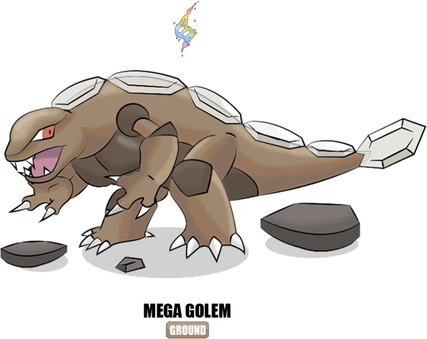 Download Rocks - Golem Without Shell Pokemon PNG Image with No ...