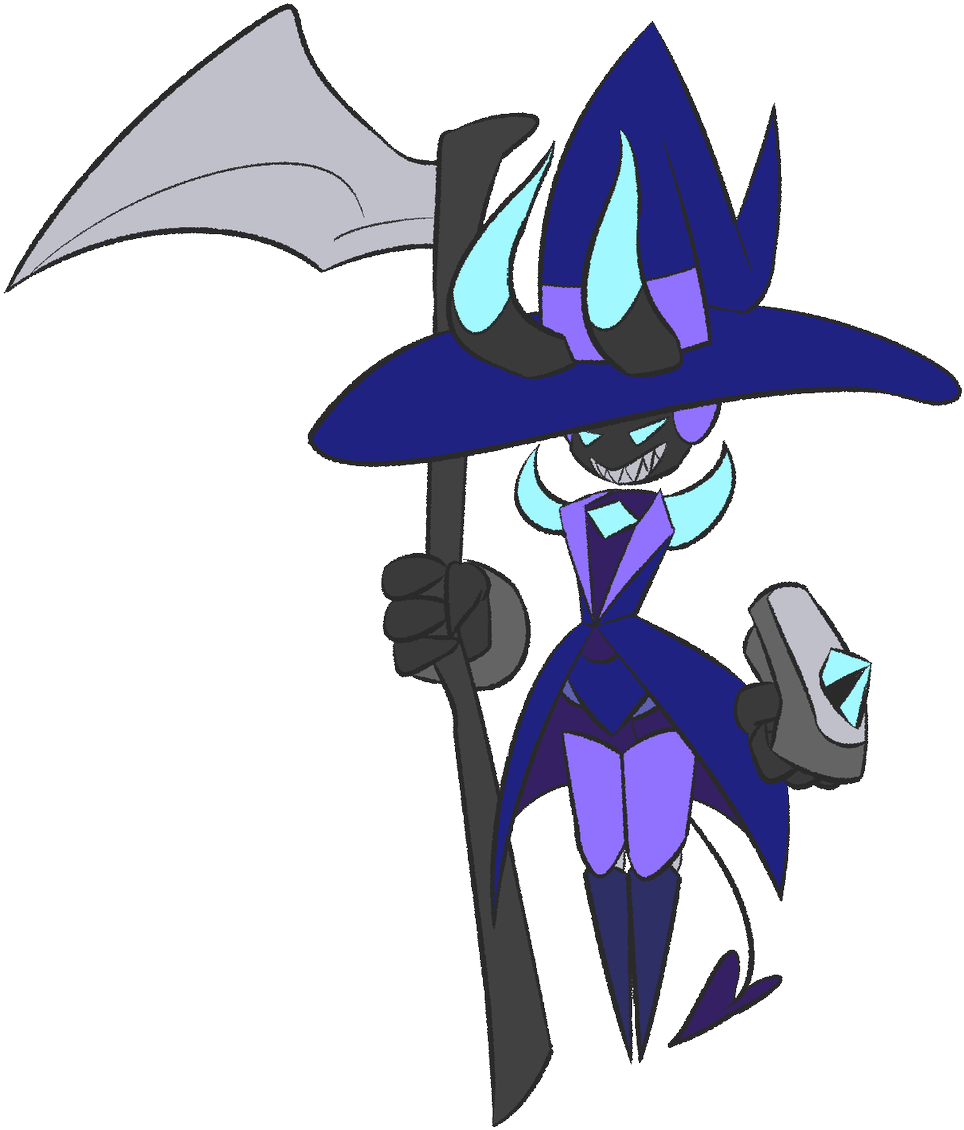 Download Neet Centaur, Dryad Werewolf, And Robot-imp Black Mage - Black ...