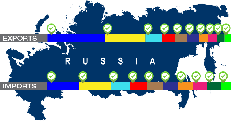 Download Russia Trade Data - Vostochny Port Map PNG Image with No ...