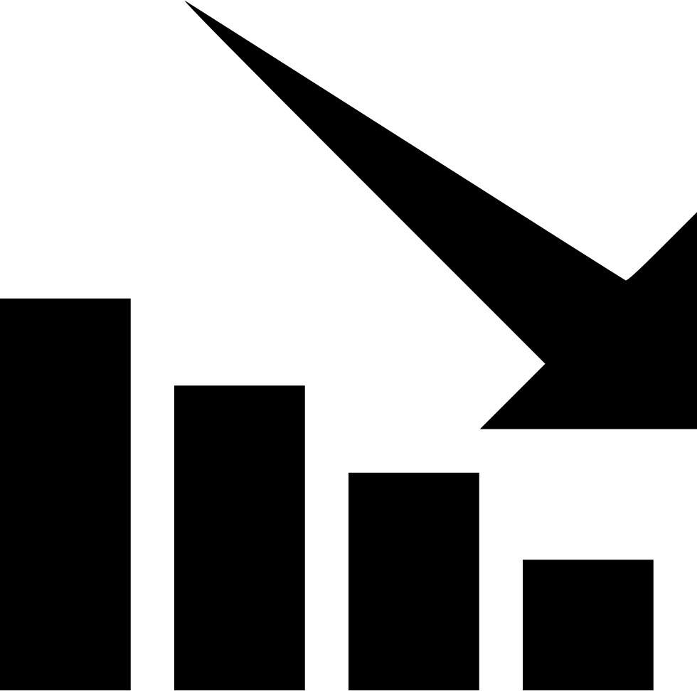 Chart Down Png Icon - Stock Down Icon Png - Free Transparent PNG ...