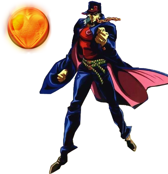 Download Jojo's Bizarre Adventure Jotaro Render PNG Image with No ...