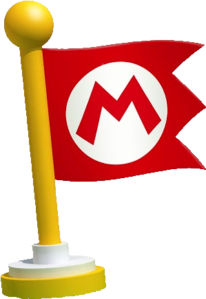 Download Checkpoint Flag - Mario Flag PNG Image with No Background ...