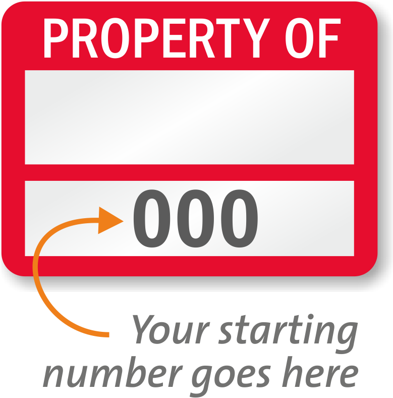 Download Property Of Label - Property Of Blank PNG Image with No ...