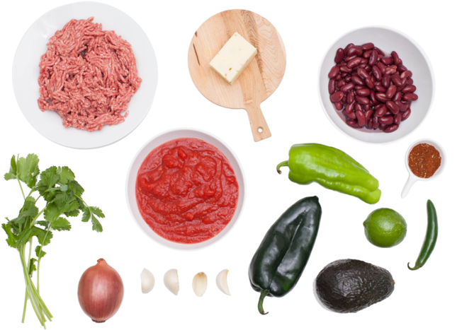 Download 3-chile Beef Chili With Red Kidney Beans & Pepper Jack - Chili ...