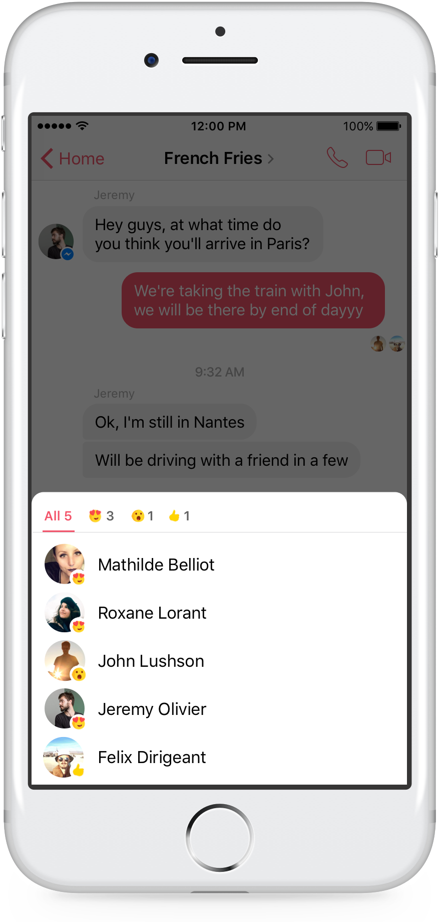 Download The Reactions Appear At The Bottom Corner Of A Message ...