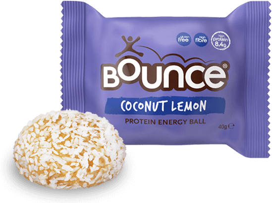 Download Coconut Lemon - Bounce Coconut Lemon Bounce Balls 40g PNG ...