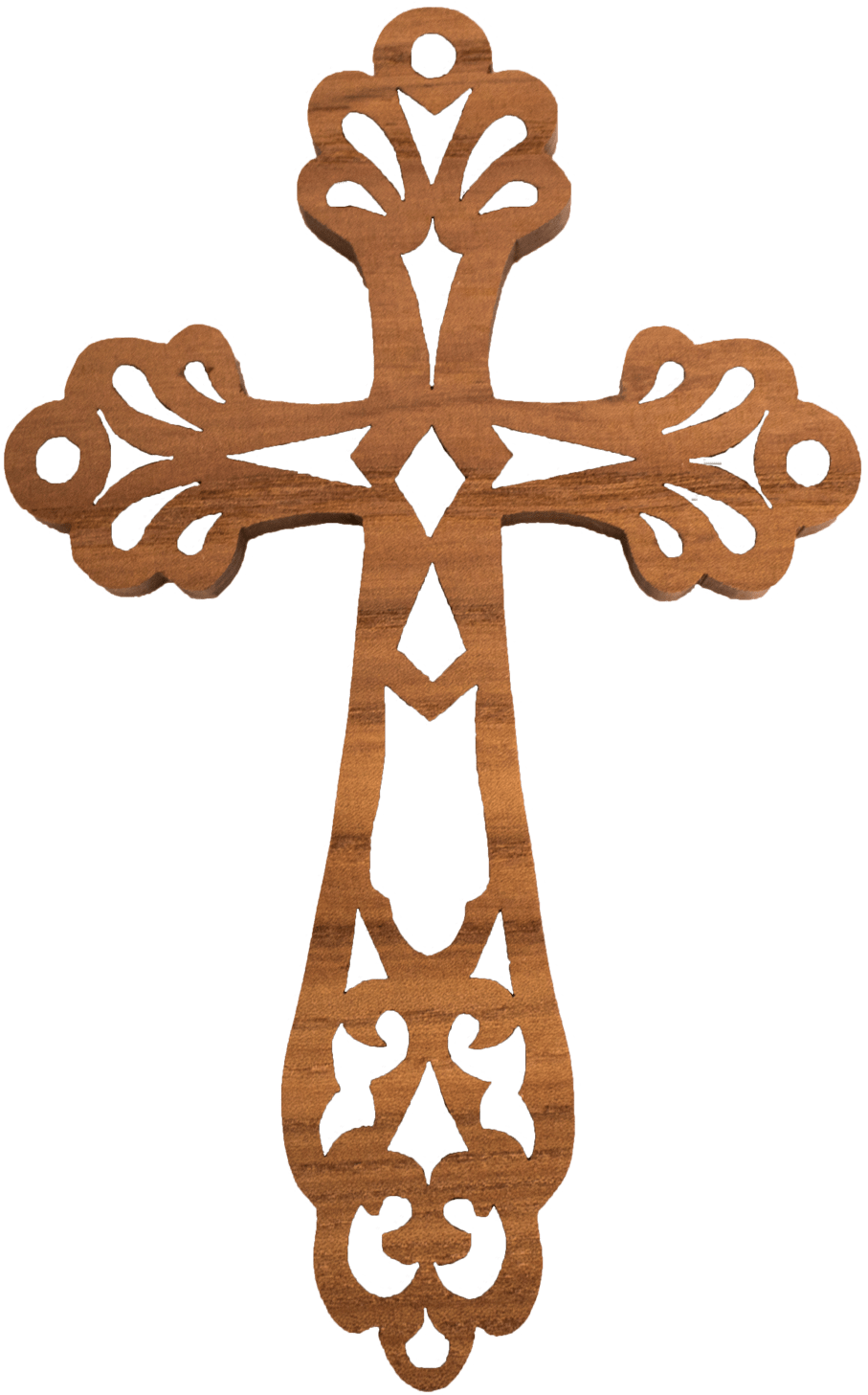 Download Scrolled Cross Png - Scroll Saw Cross PNG Image with No ...