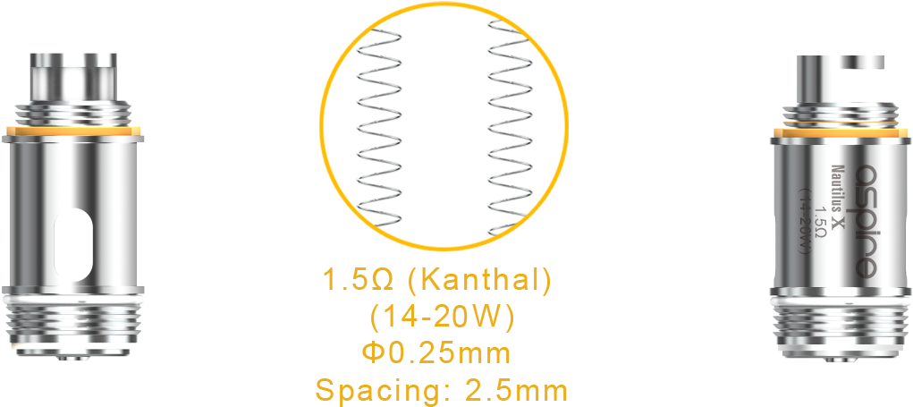 Image 175k - Nautilus X Tank Coil - Free Transparent PNG Download - PNGkey