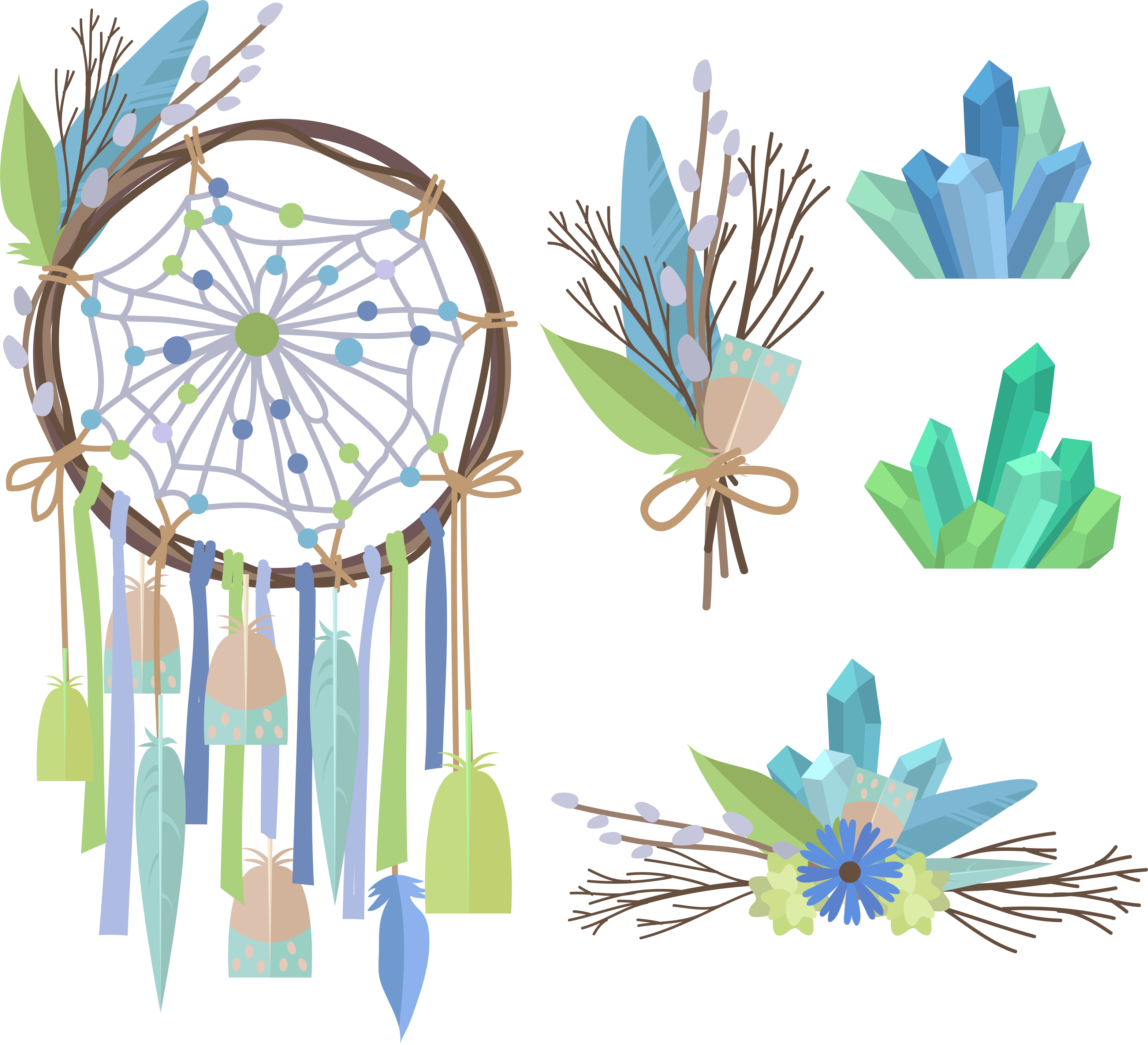 Download Dreamcatcher Clipart Boho Chic PNG Image with No Background ...