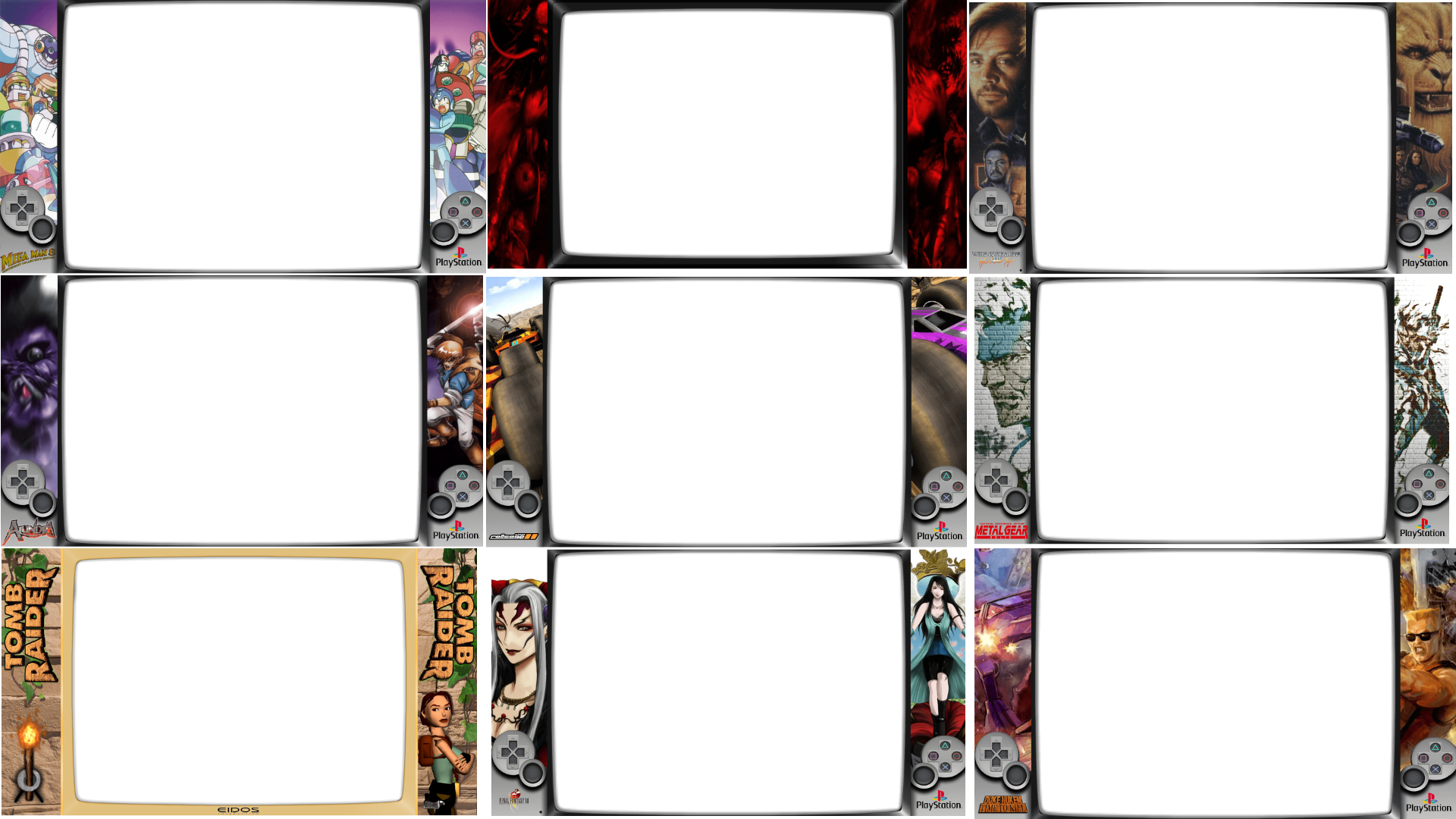 Download Playstation Bezels For Pcsx Retroarch - Tile PNG Image with No ...