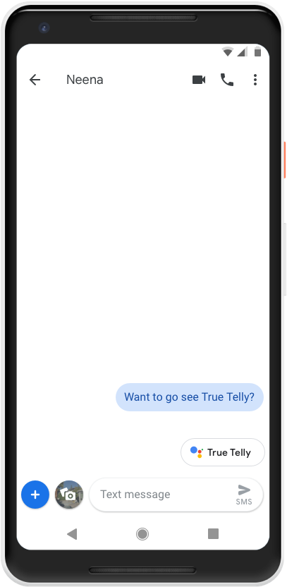 Download Google Assistant In Android Messages PNG Image with No ...