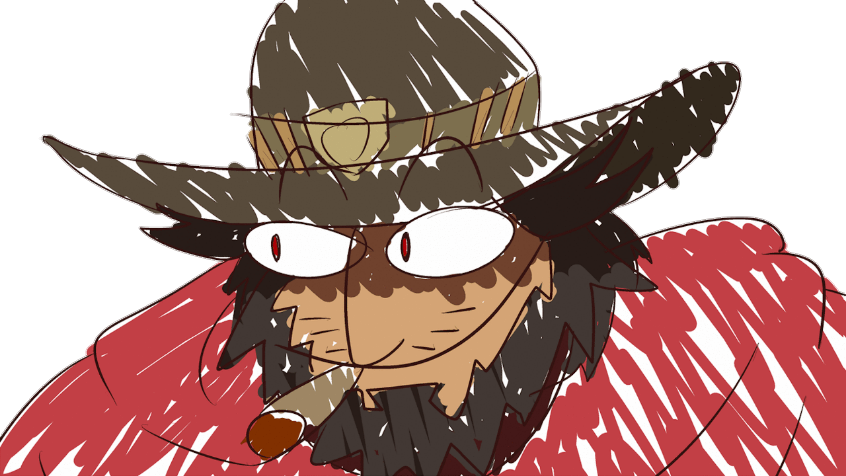 Download High Noon Mccree Vector - Overwatch Mccree Meme PNG Image with ...