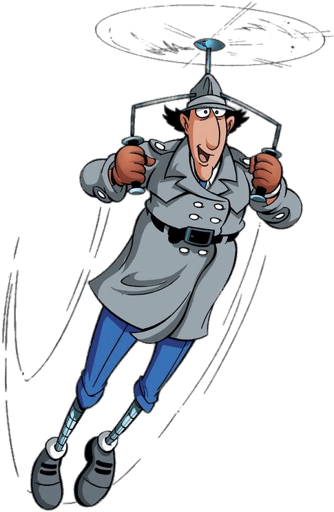 Download At The Movies - Inspector Gadget Brown Jacket PNG Image with ...