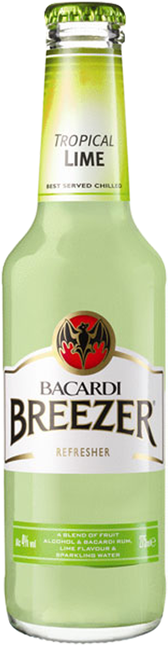 Bacardi Breezer Lime / Bottle[germany] - Bacardi Breezer Gradi - Free ...