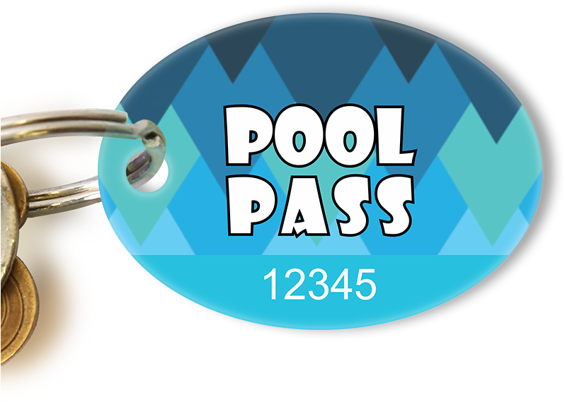 Download Pool Pass Bubbles Tag In Oval Shape PNG Image with No ...
