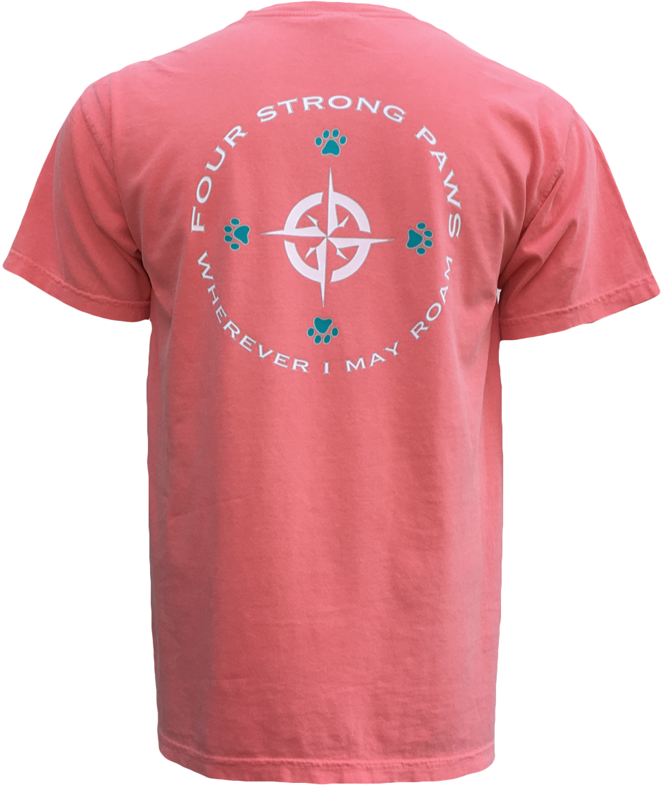 Download Four Strong Paws Tee T-shirts - Active Shirt PNG Image with No ...