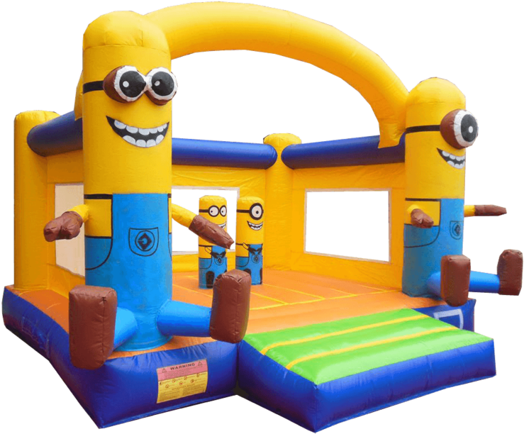 Download Minions Wonderland Jumping - Minion Jumping Castle PNG Image ...