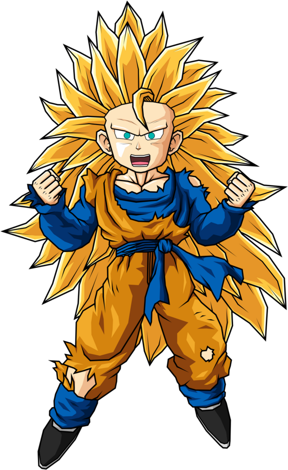 Download Goten Sticker - Cartoon PNG Image with No Background - PNGkey.com