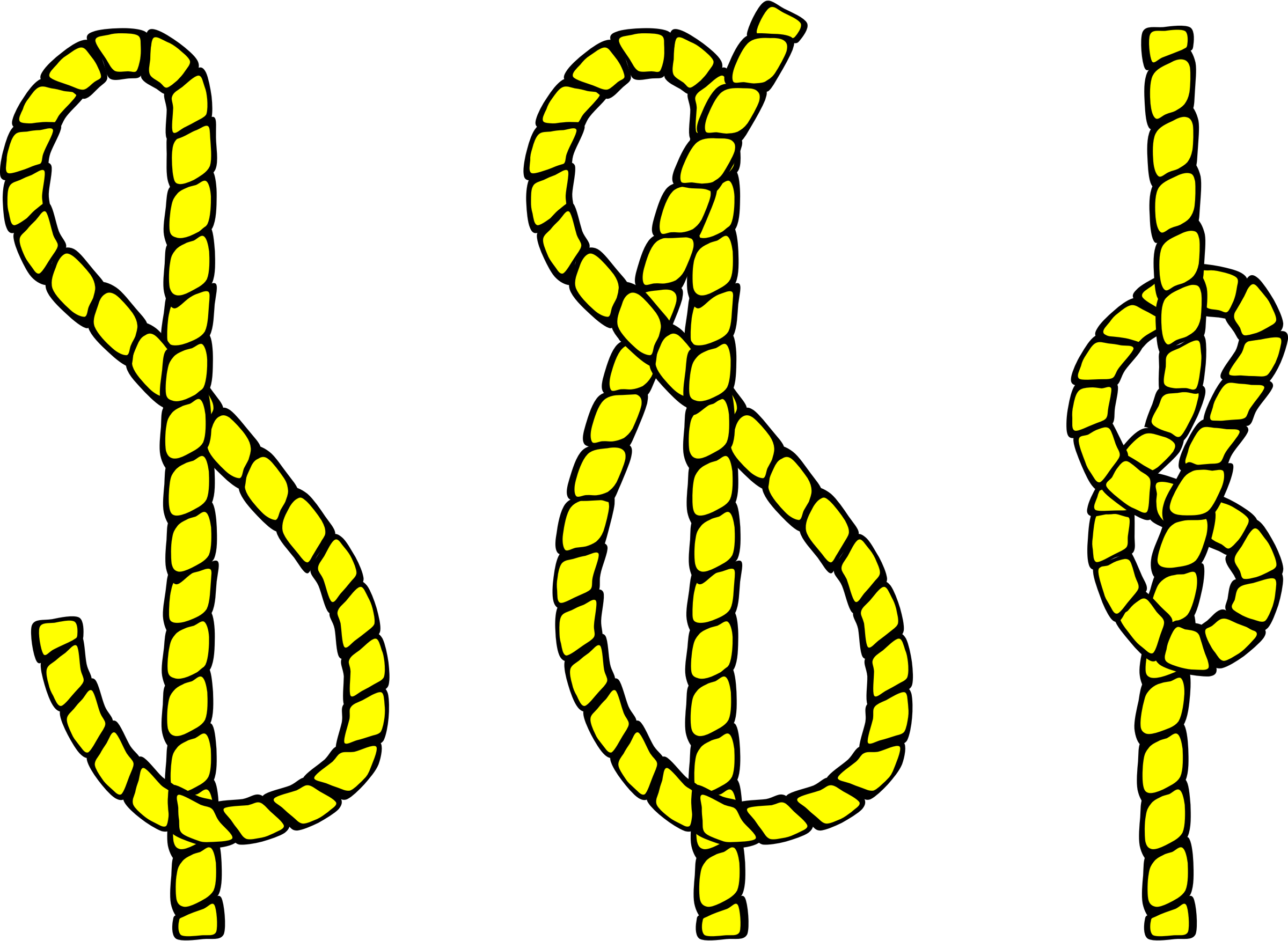 Download Rope Knots Pretzel - Figure 8 Knot PNG Image with No ...