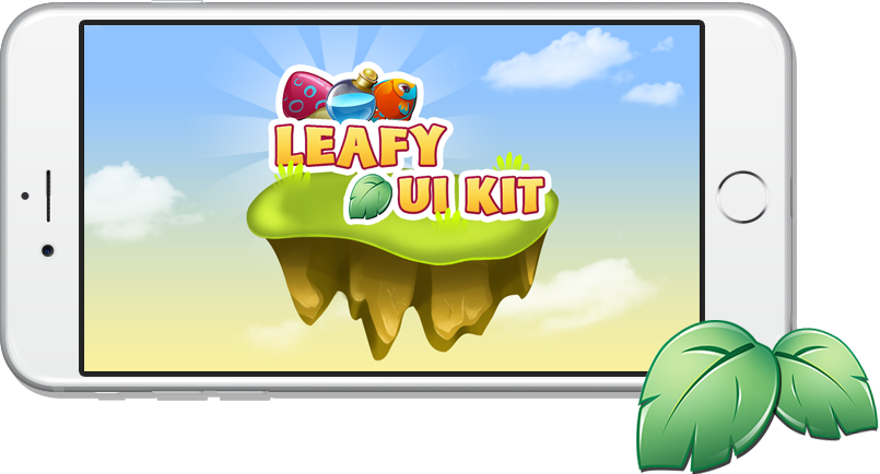 Download Leafy Ui Kit - Cartoon PNG Image with No Background - PNGkey.com