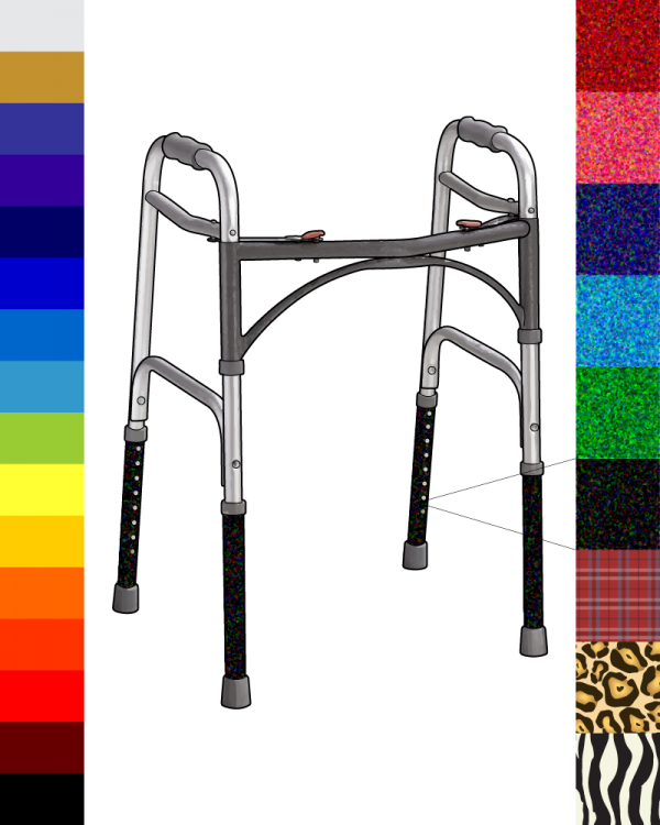 Pimp Mobility Custom Walking Frame - Able Walker - Free Transparent PNG ...
