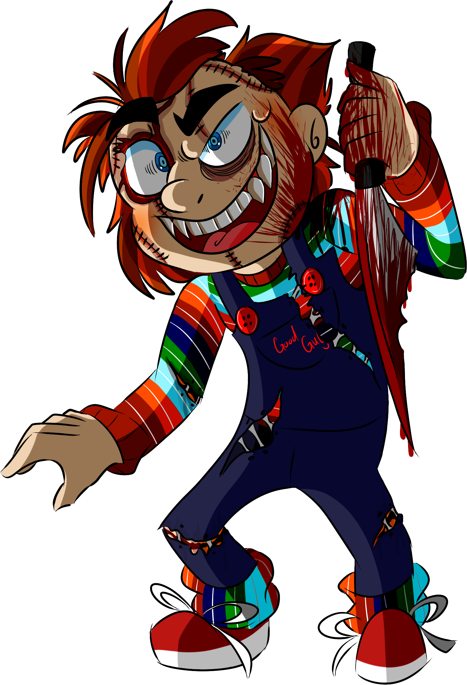 Chucky Art Character - Chucky Cartoon - Free Transparent PNG Download ...