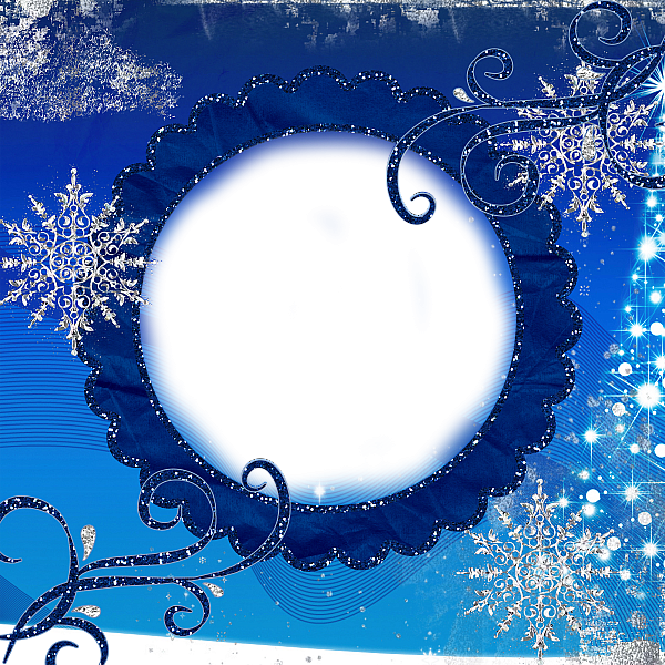 Download Transparent Snowflake Elegant Frames - Winter Photo Frames ...