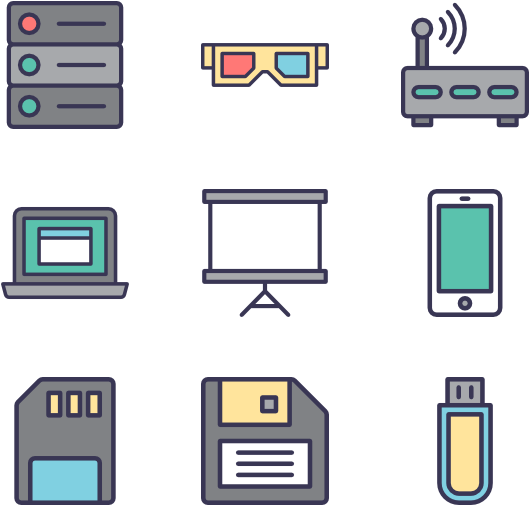 Technology Element Set - Technology - Free Transparent PNG Download ...