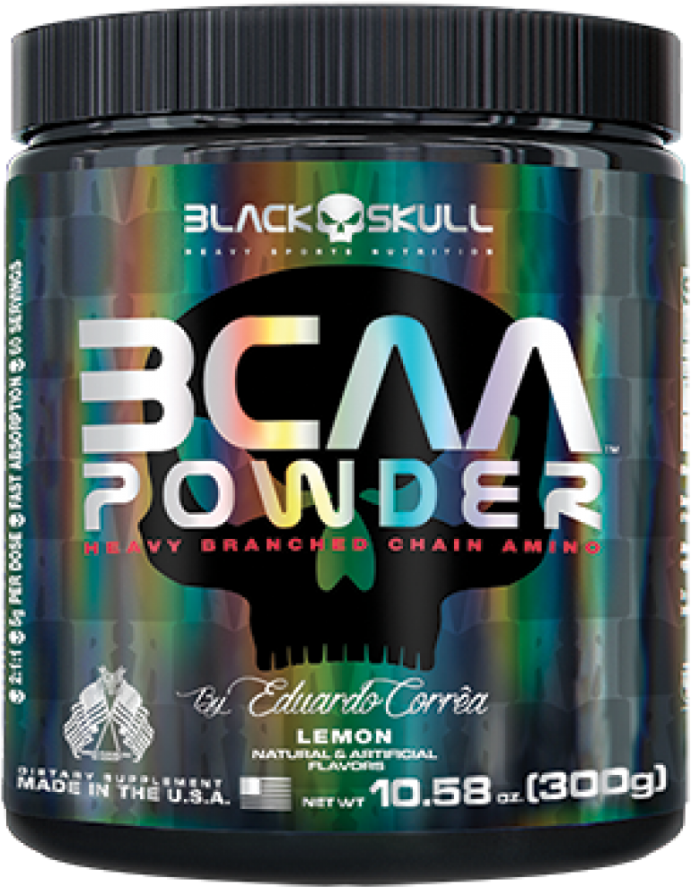 Bcaa Powder 300g - Black Skull Usa Bcaa Powder - 60 Servings Lemon ...