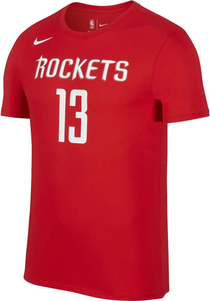 Men's Houston Rockets Nike James Harden Icon Name & - Houston Rockets ...