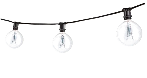 Decorative Light Png Free Download - String Lights Bulbs Png - Free ...