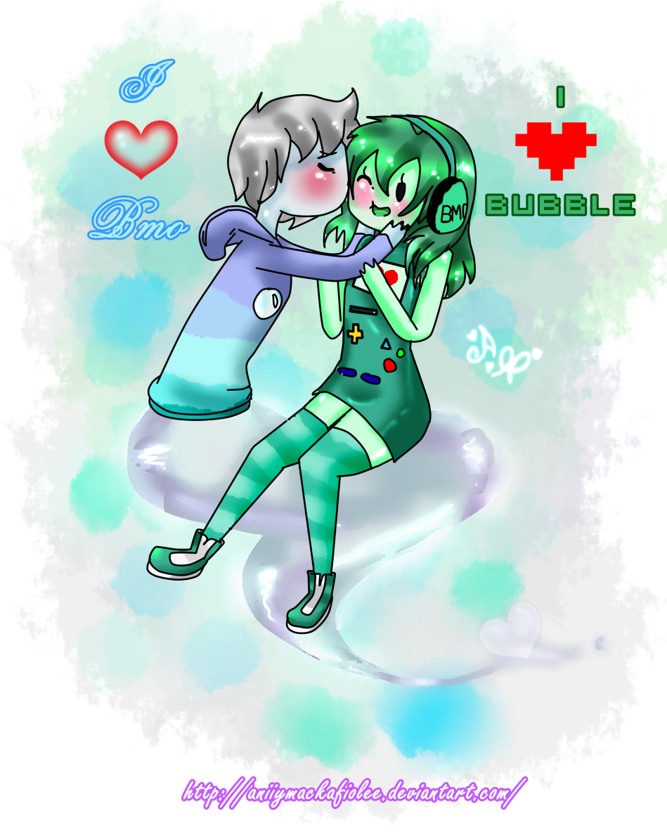 Download Is This Your First Heart - Hora De Aventura Bolha E Bmo PNG ...