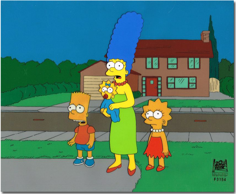 Maggie, Lisa, Bart & Marge - Cartoon - Free Transparent PNG Download ...