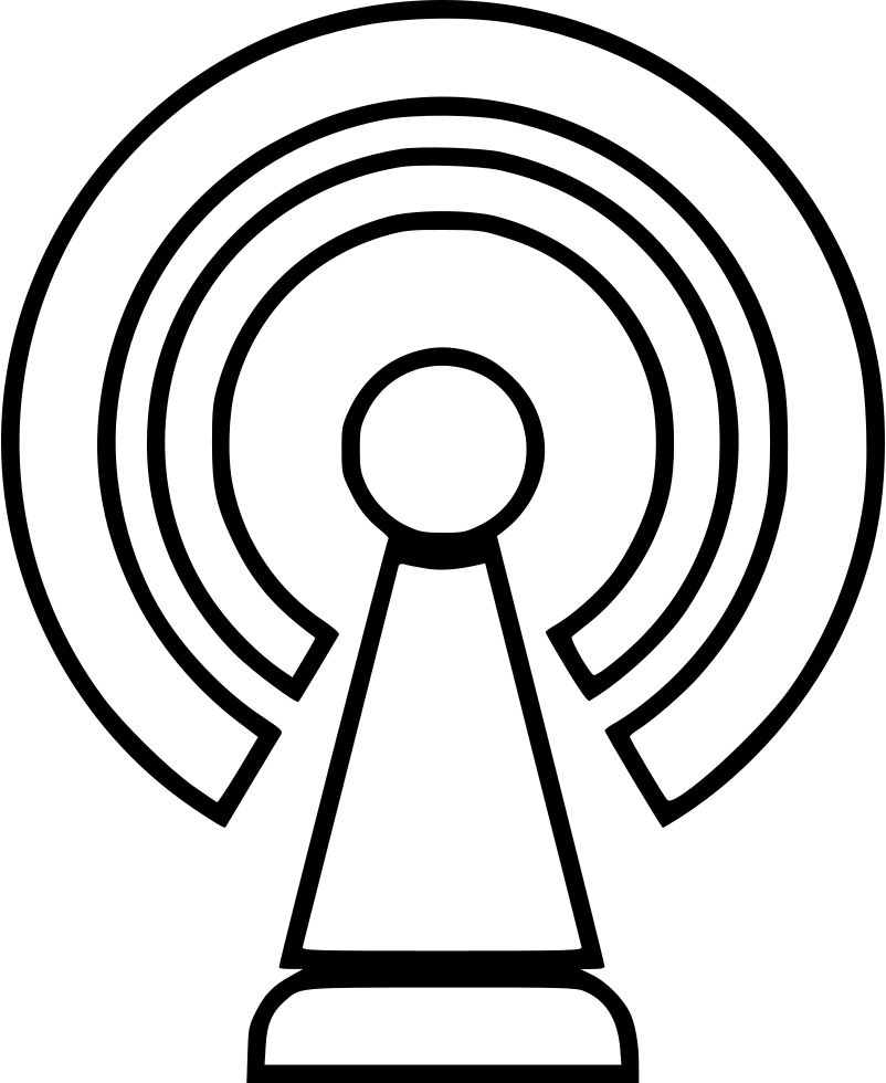 Download Clip Freeuse Library Internet Clipart Radio Signal - Circle ...