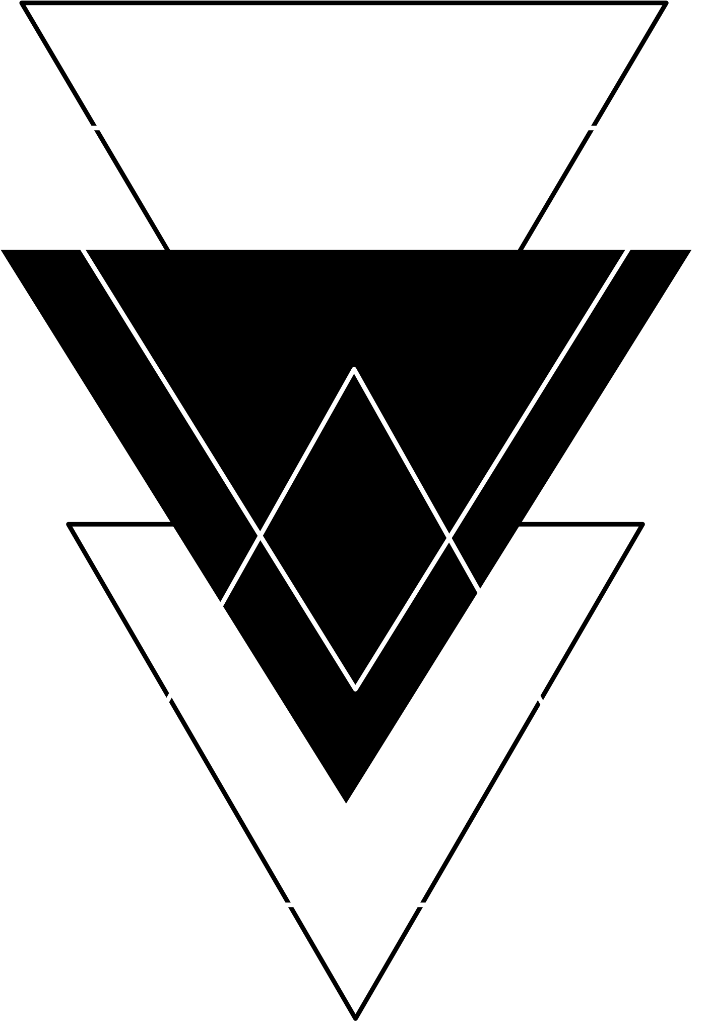 Triangle Black White Tumblr Freetoedit Nature Triangle - Triangle ...