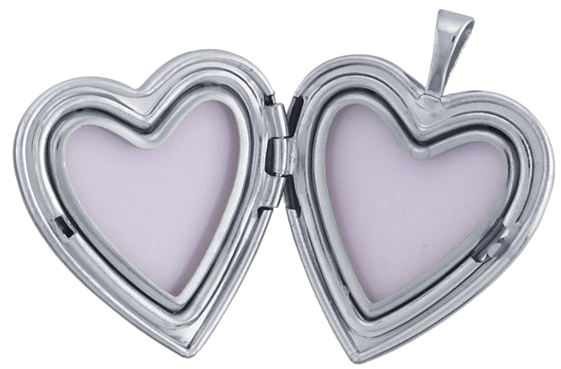 Heart Pendant Png Hd - Open Heart Locket Silver - Free Transparent PNG ...