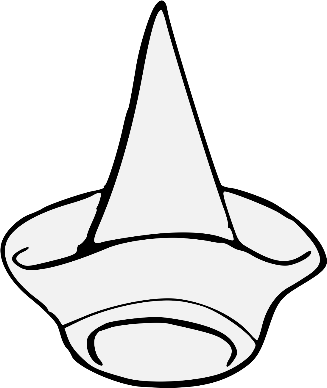 Cone Clipart Traceable - Line Art - Free Transparent PNG Download - PNGkey